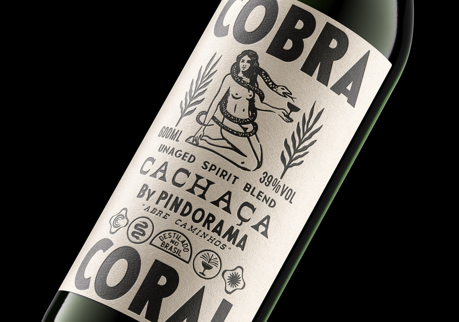 Cobra Coral - Oveja & Remi - Cachaça Label Design from Brazil