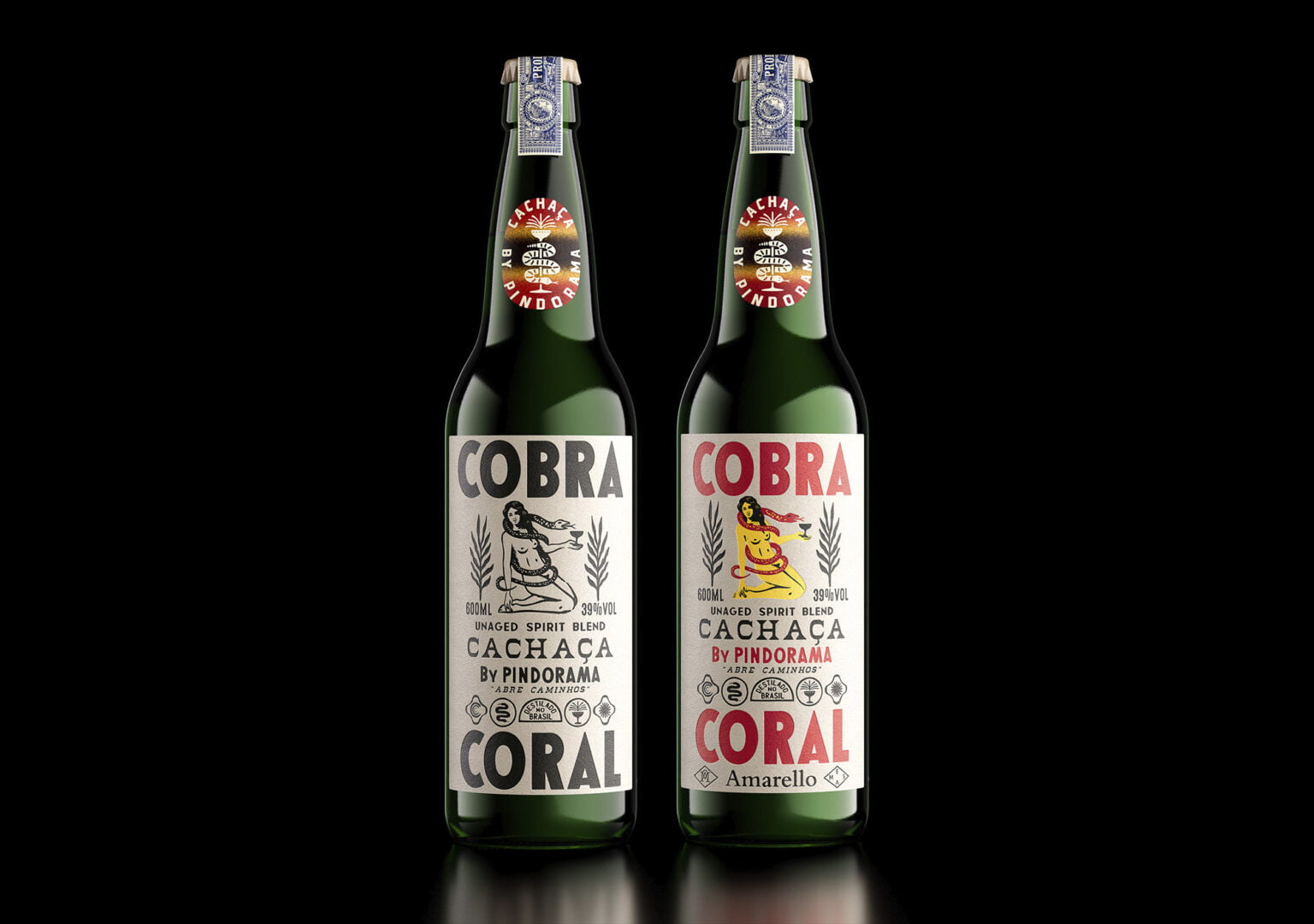 Cobra Coral - Oveja & Remi - Cachaça Label Design from Brazil