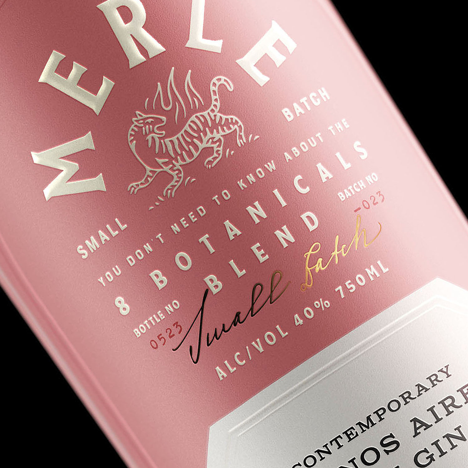 Merle Buenos Aires Gin - Oveja & Remi - Bold Packaging Design for Uban Gin