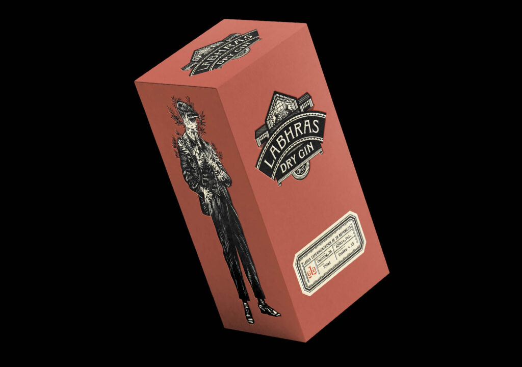 Labhras Gin - Oveja & Remi - Labhras Gin: Heritage-Driven Label & Design