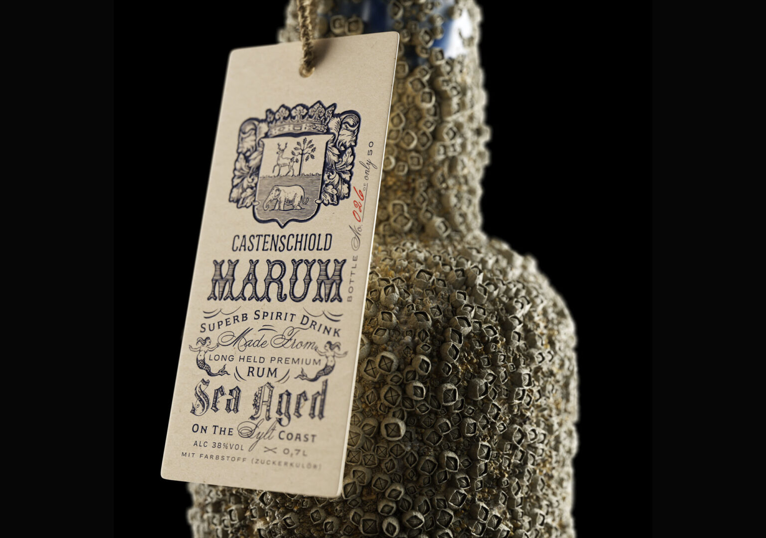Marum Rum - Oveja & Remi - Custom Rum Bottle and Label Design for Germany
