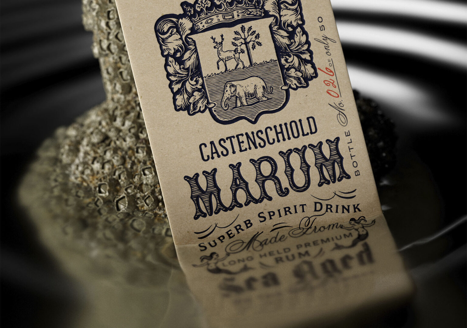 Marum Rum - Oveja & Remi - Custom Rum Bottle and Label Design for Germany