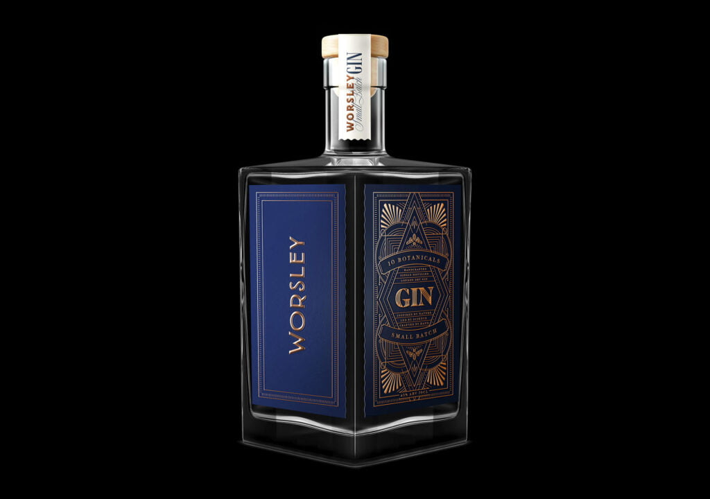 Worsley Gin - Oveja & Remi - Handcrafted Botanical Gin Branding from the UK